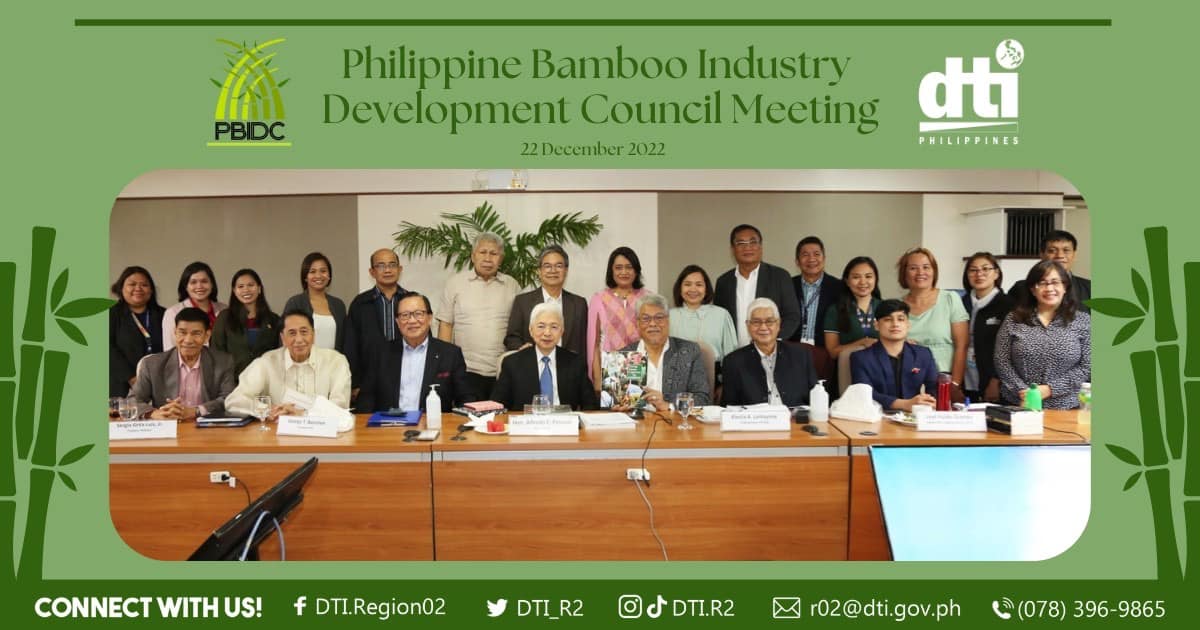 DTI Secretary Alfredo Pascual convenes The Philippine Bamboo Industry ... DTI Secretary Alfredo Pascual convenes The Philippine Bamboo Industry ...